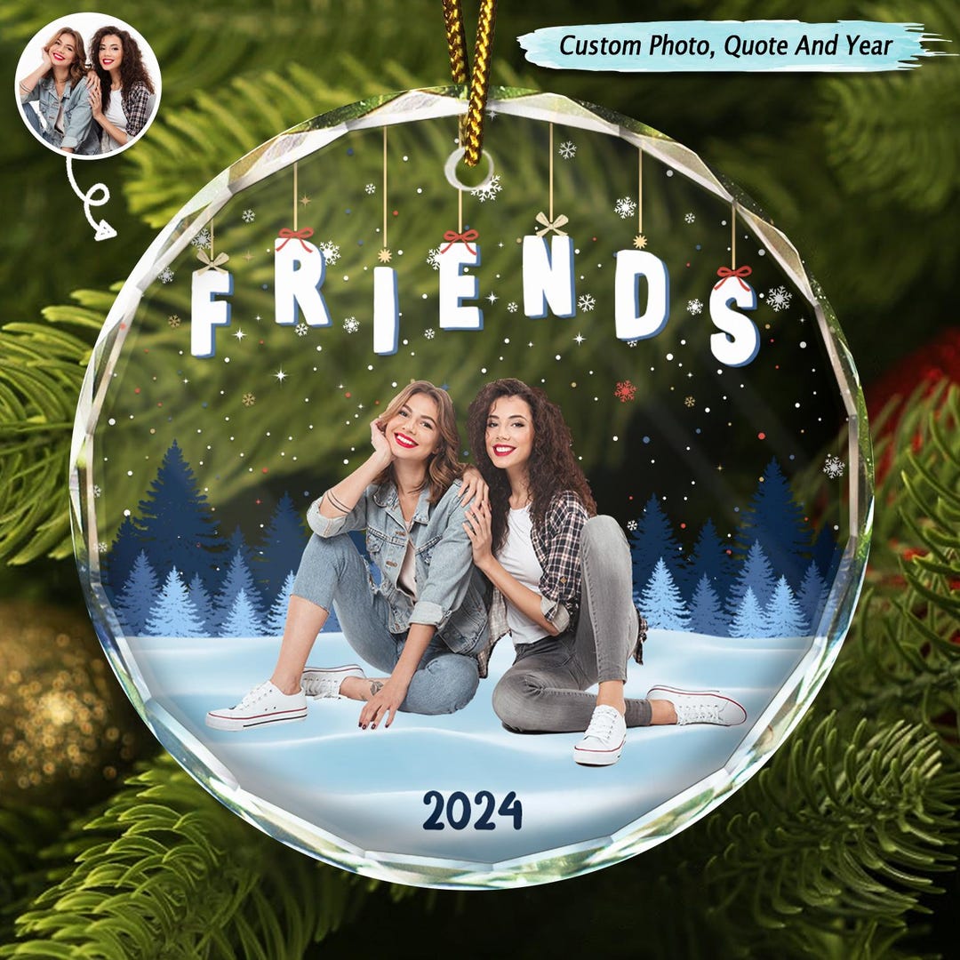 Custom Photo Family Friends Besties Sisters Sitting Together ...