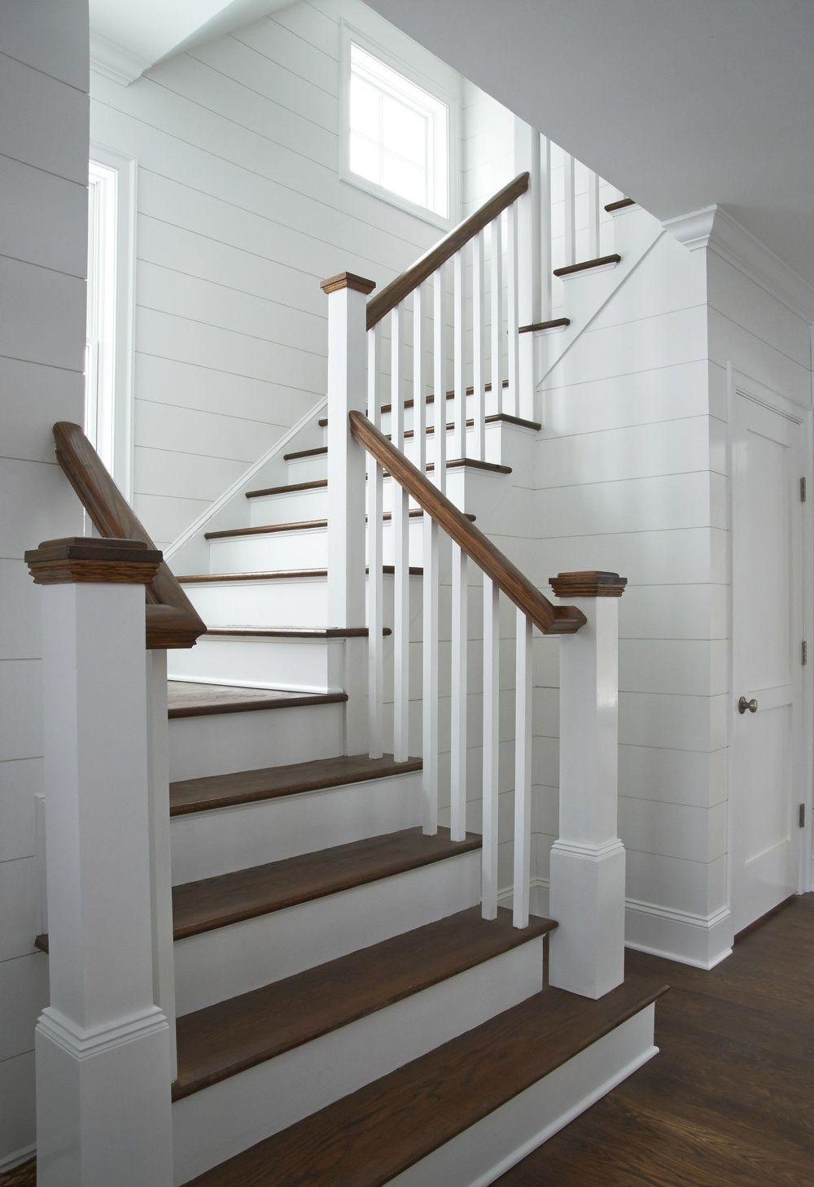 White Background Stair Risers Stair Stickers, White Stair Decals ...