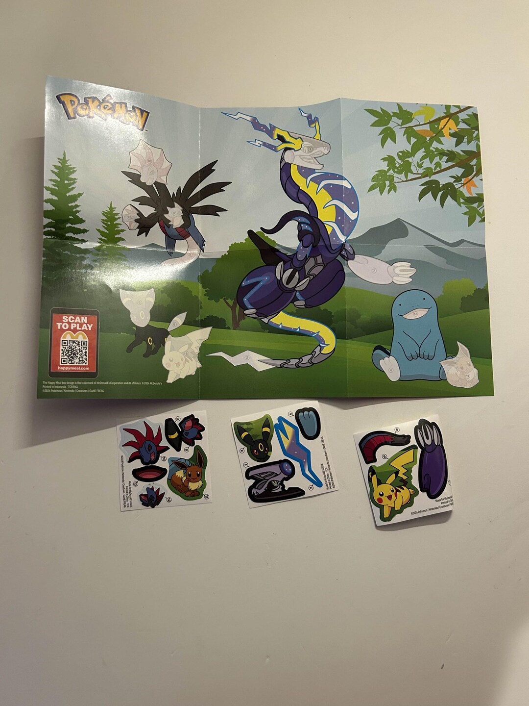 Pokemon Sticker Set Official Pokémon Sticker Set - Etsy