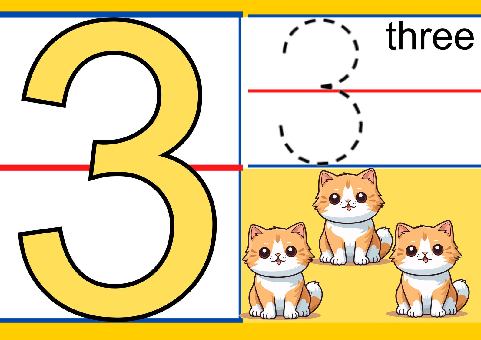 Tracing Numbers, Counting Numbers, Activity Tools, Visual Aid, Learning ...