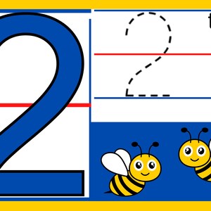 Tracing Numbers, Counting Numbers, Activity Tools, Visual Aid, Learning ...