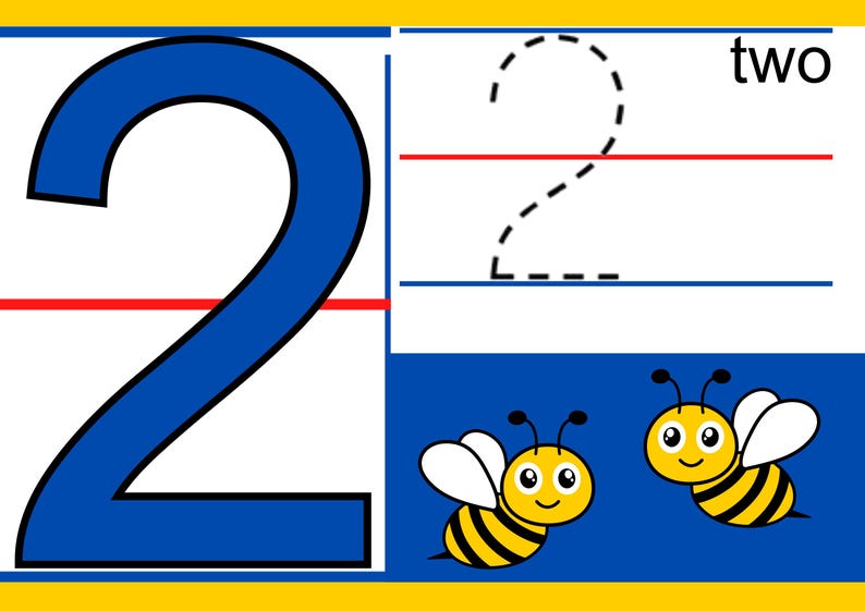 Tracing Numbers, Counting Numbers, Activity Tools, Visual Aid, Learning ...