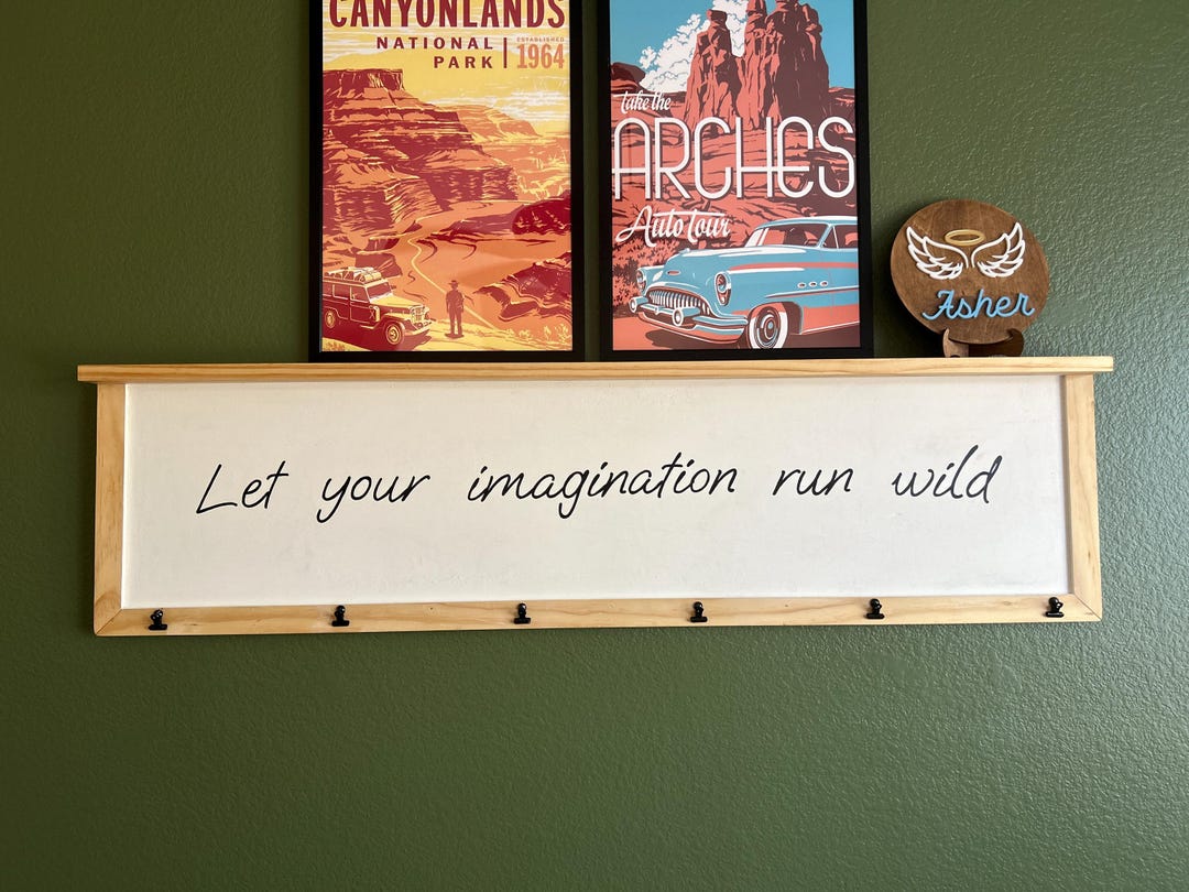 Personalized Artwork Display Board - Etsy