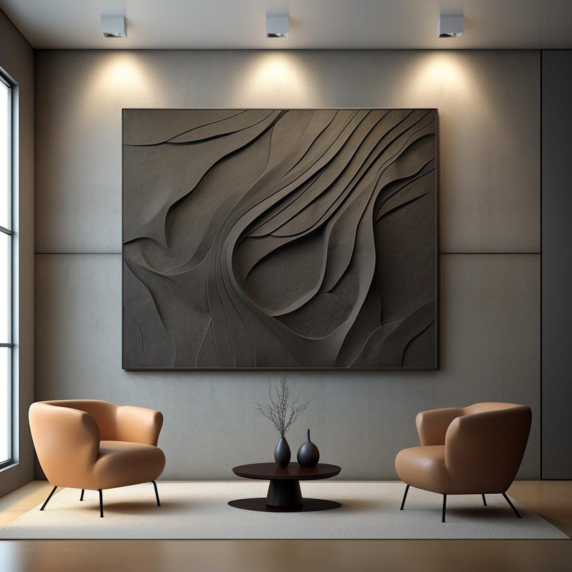 Large 3D Vision Wall Art, Timeless Design, Wooden Wall Decor - Etsy