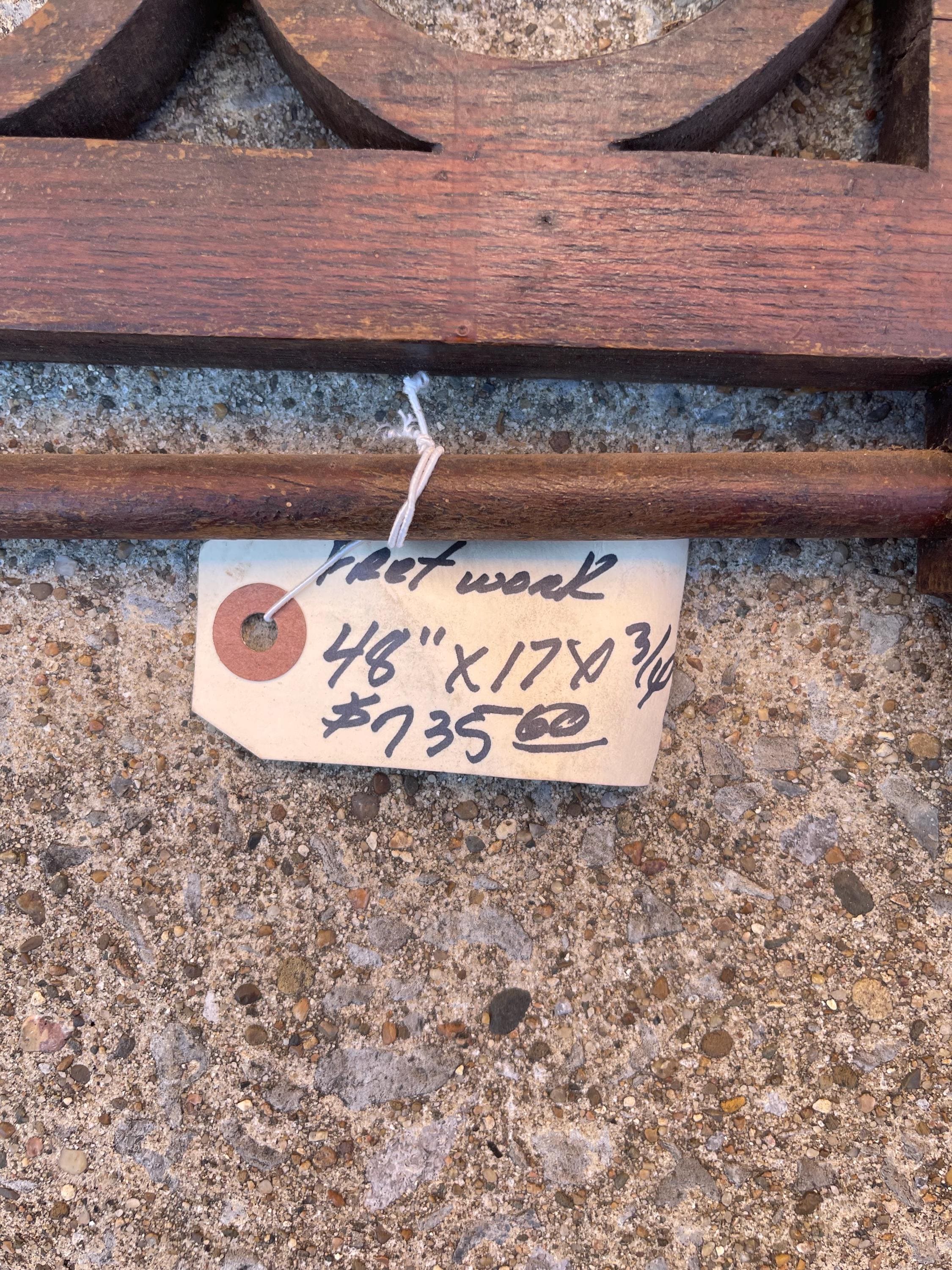 Original Antique 1900s Victorian 48” Wood Fretwork - Etsy