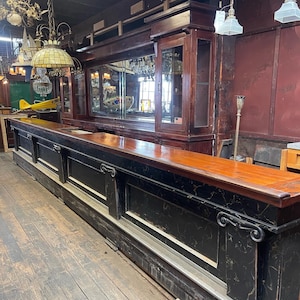 Original Antique 1930s 24’ Brunswick Front Bar and 16’ Backbar - Etsy