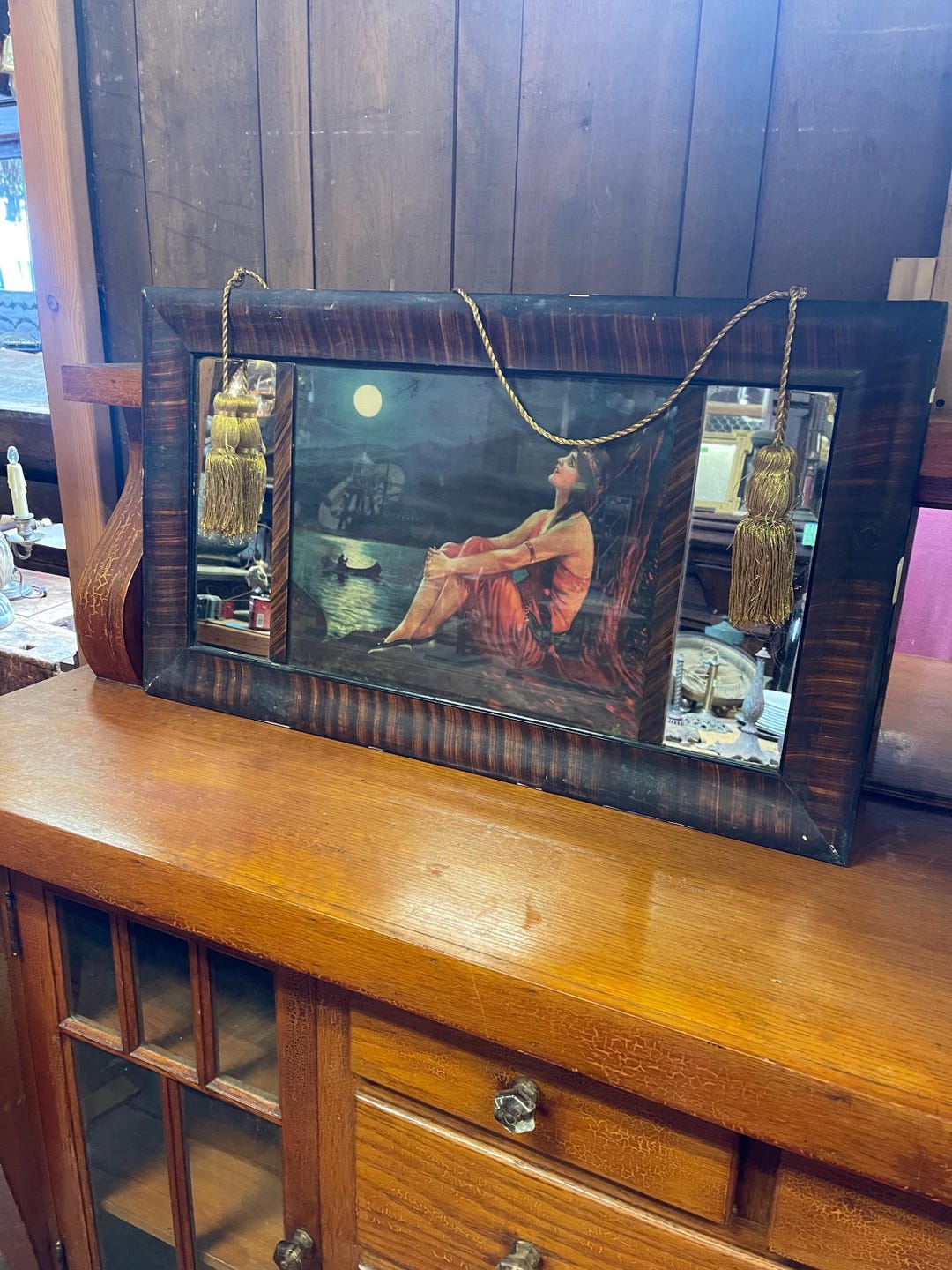 Original Antique 1930s F.R. Harper Print & Mirror - Etsy