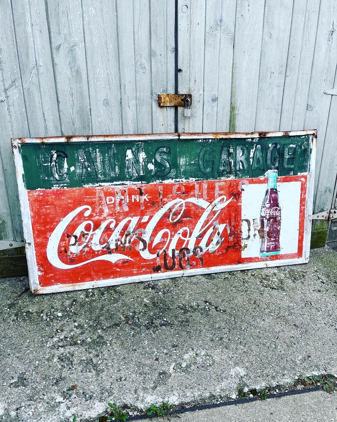 Original Antique 1960s Coca Cola Jugs Sign - Etsy