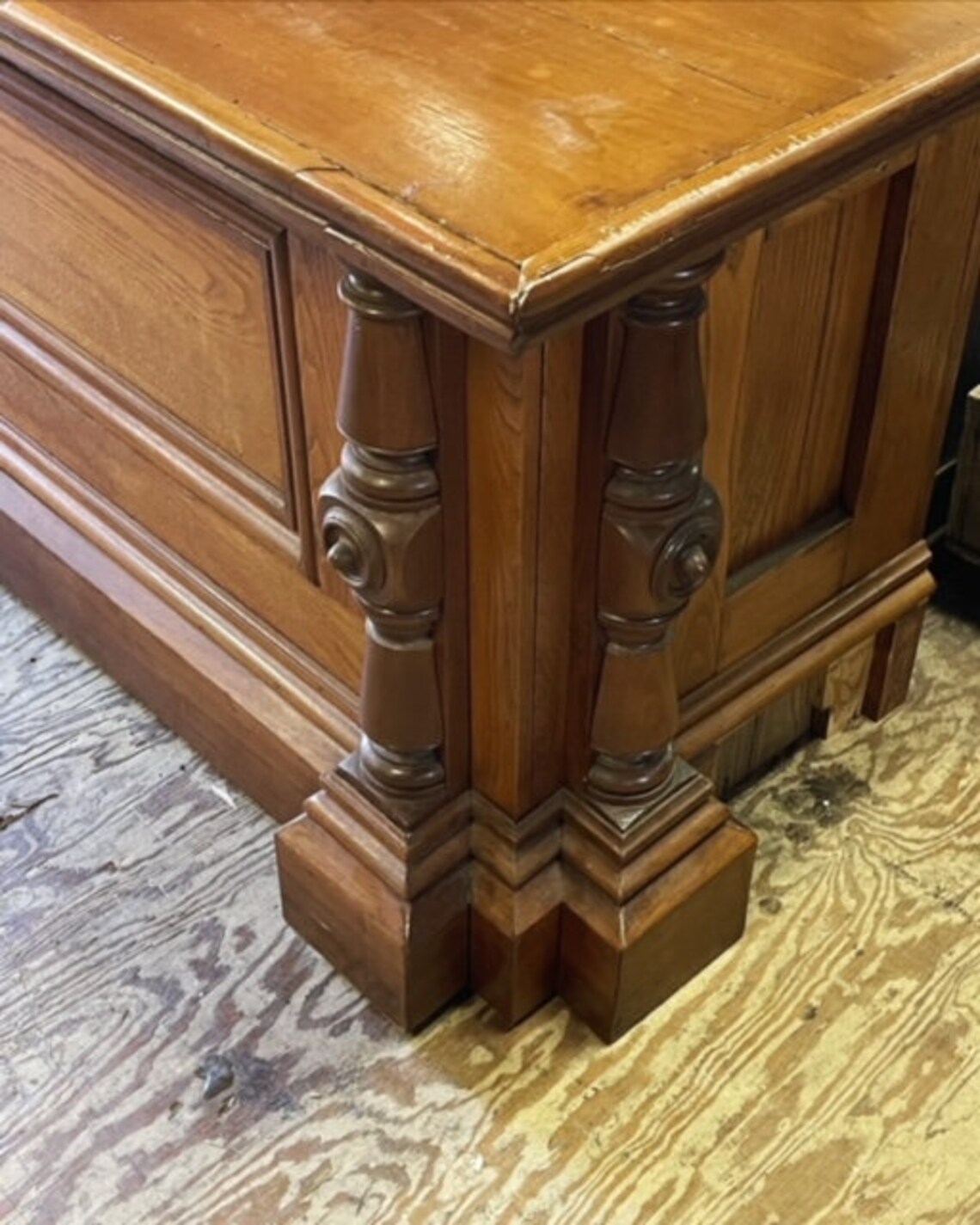 Original Antique 1910s 13' Walnut General Store Counter - Etsy