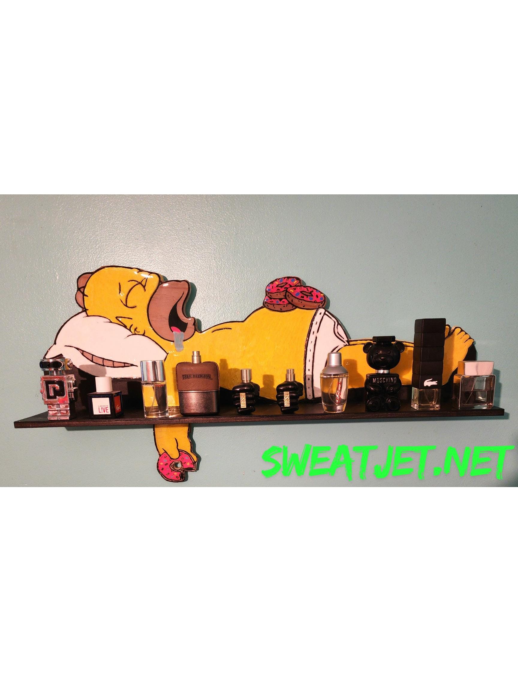 Homer Simpson Floating Shelf - Etsy