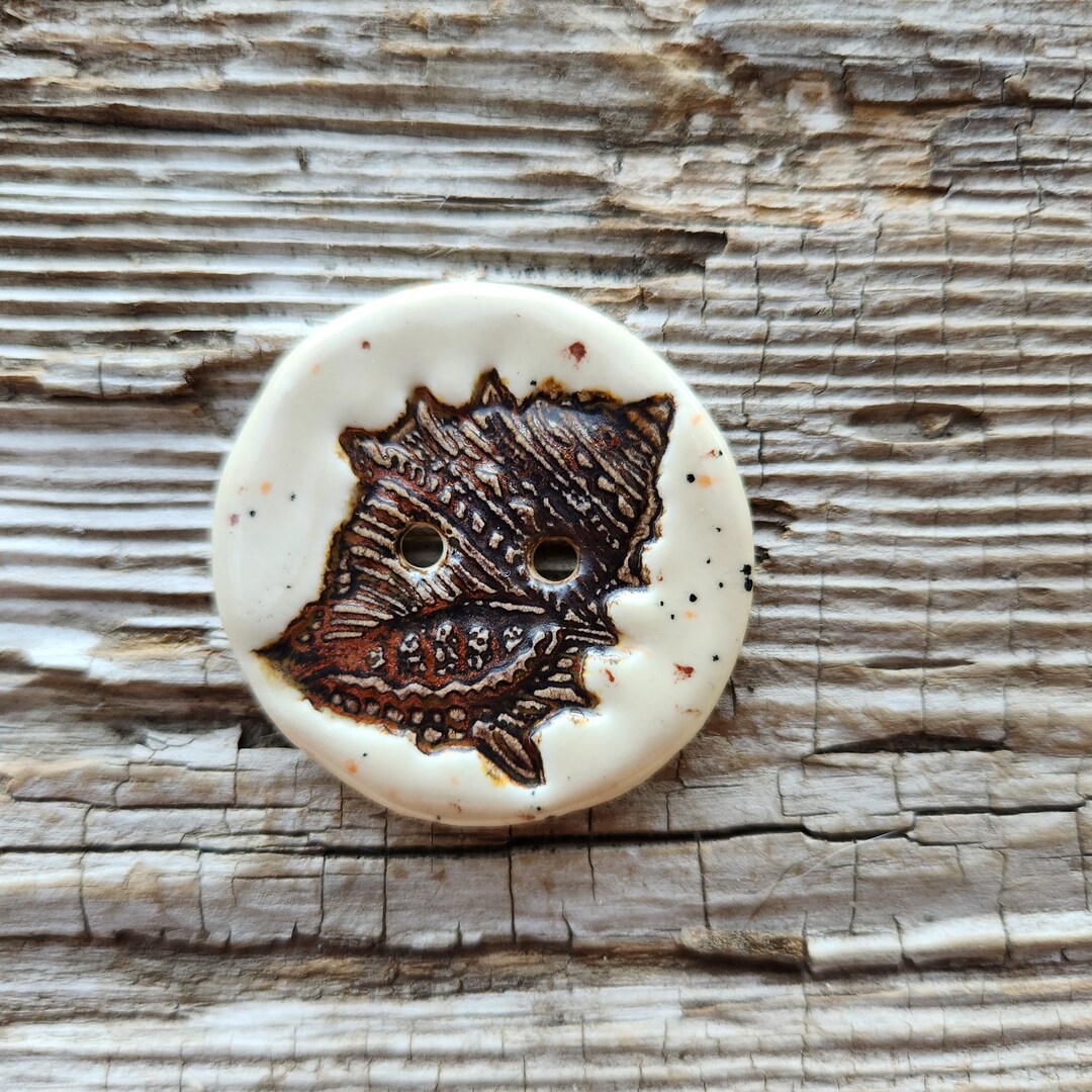 Seashell Buttons, Ceramic Buttons, Sewing Supplies - Etsy