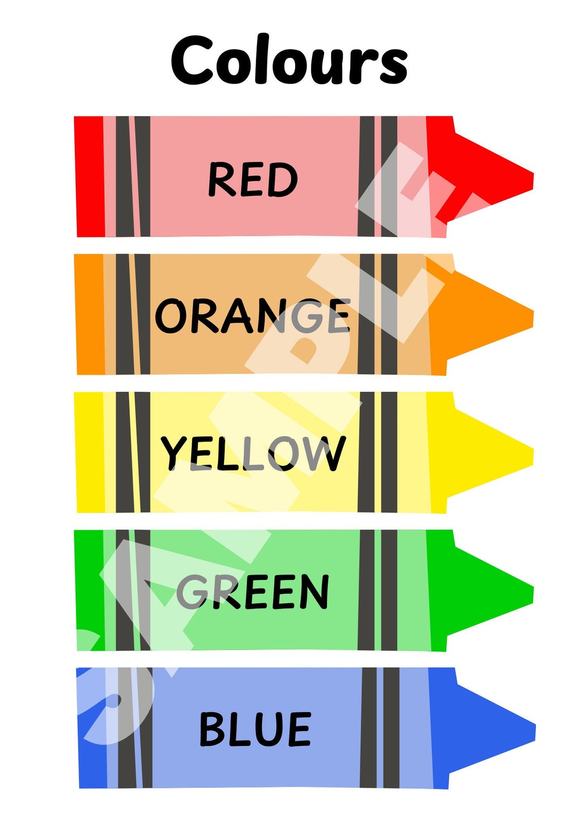 Printable Educational Posters for Teachers - Colours, Numbers, Days ...