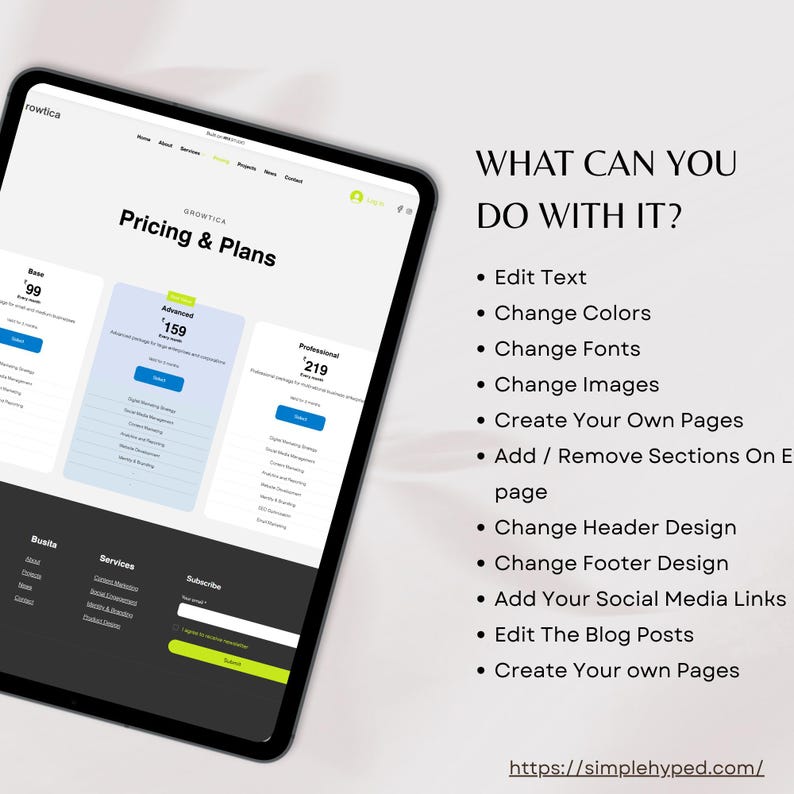 Wix Studio Website Template: Digital & SEO Agency (digital Download) - Etsy