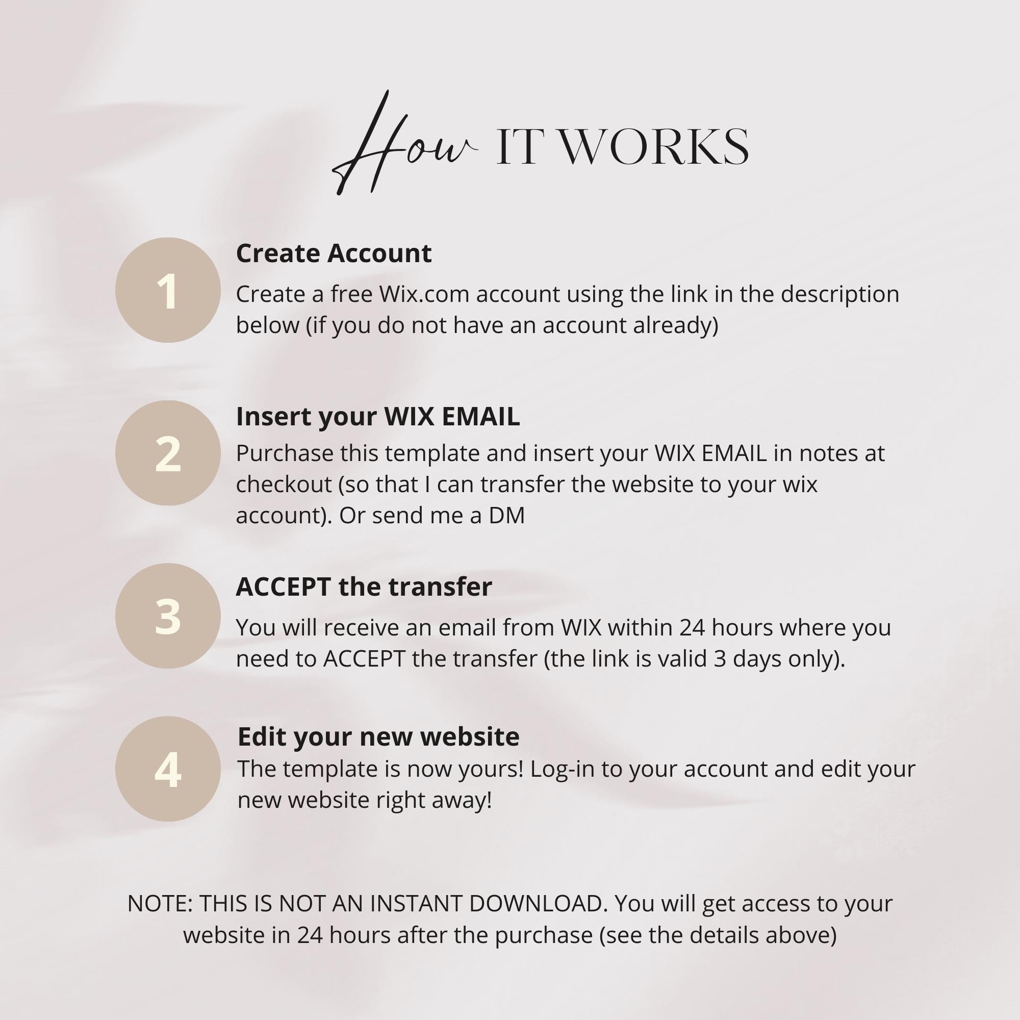 Modern Wix Website Template for Social Media Manager Wix Template for ...