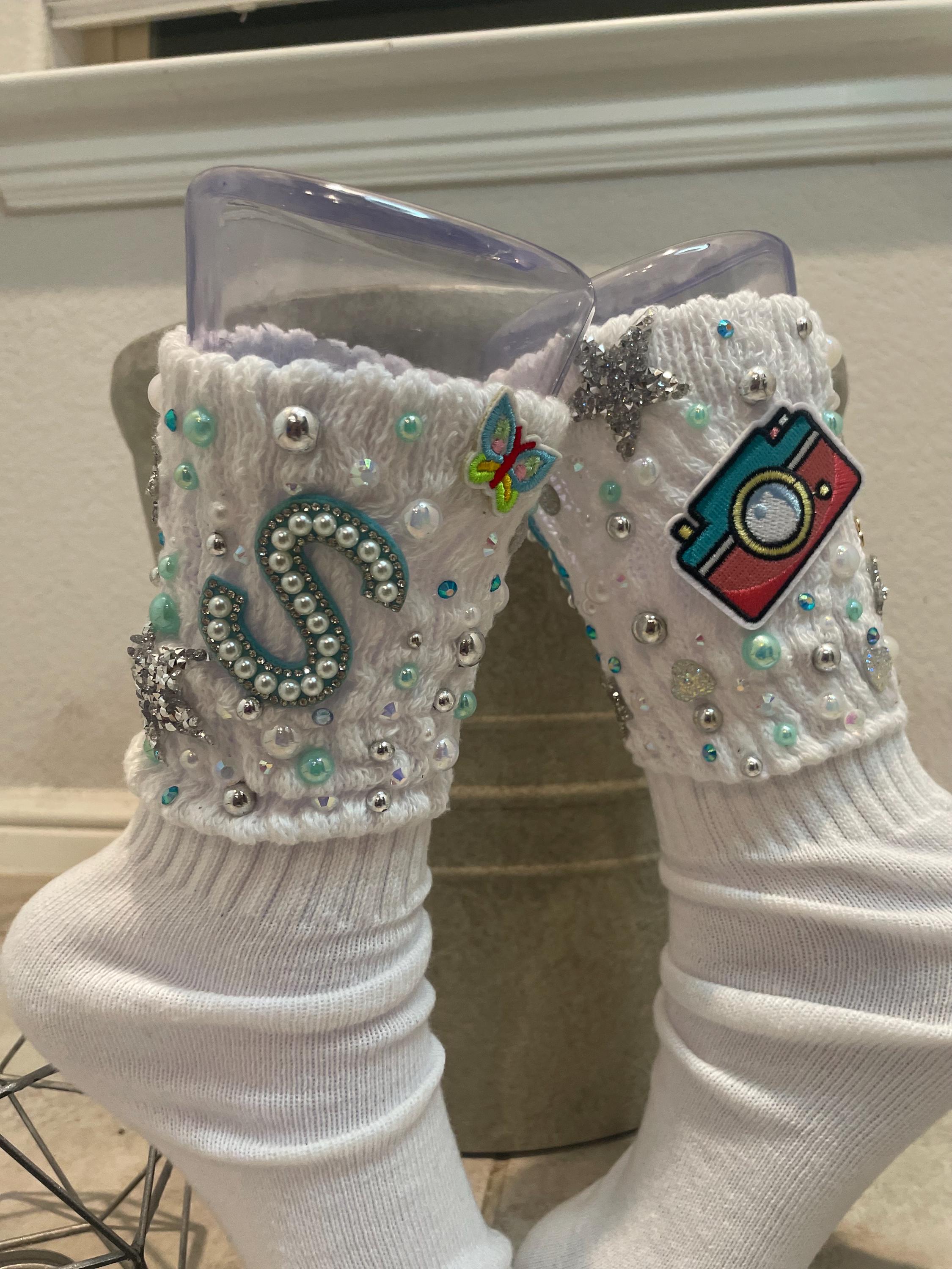 Stylish Unique Statement Socks and Bows - Etsy