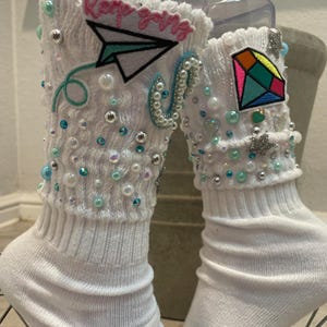 Stylish Unique Statement Socks and Bows - Etsy