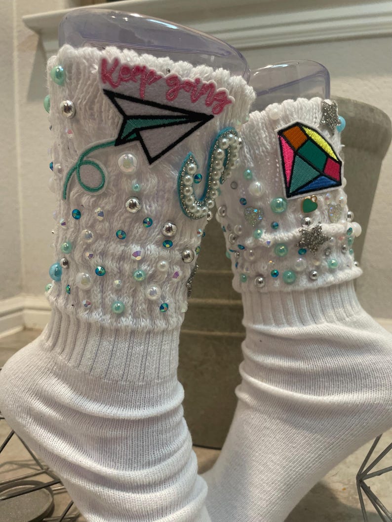 Stylish Unique Statement Socks and Bows - Etsy