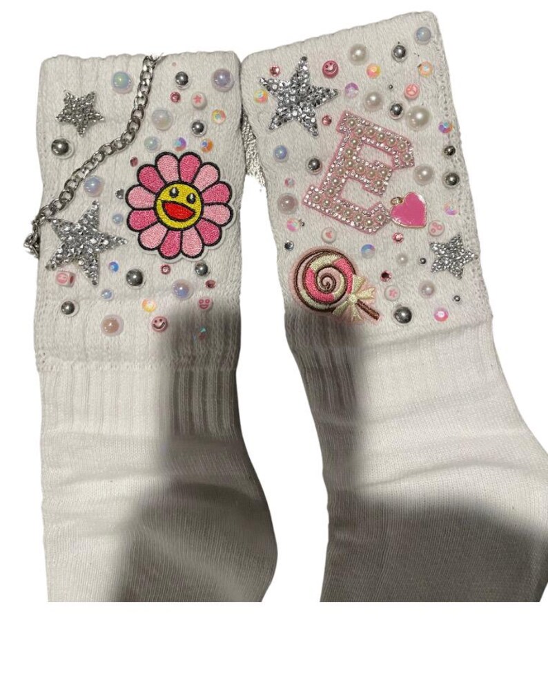 Stylish Unique Statement Socks and Bows - Etsy