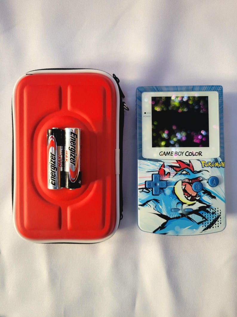 Feraligator Game Boy Color W/ IPS & Case - Etsy