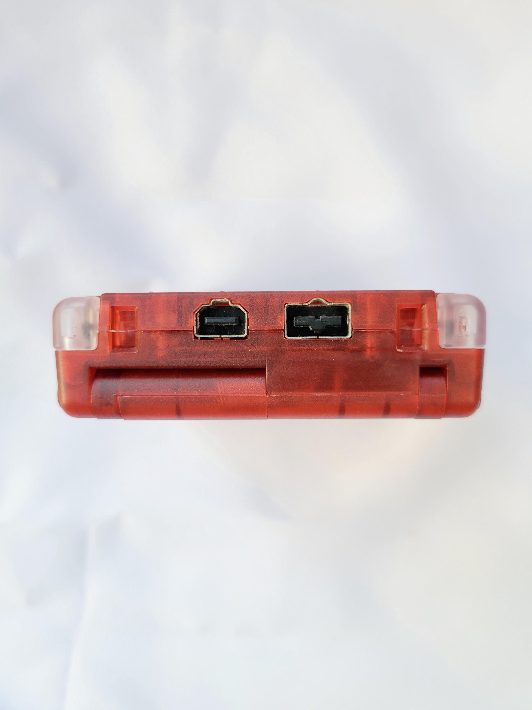 Red Translucent Game Boy Advance SP W/ IPS V4 - Etsy