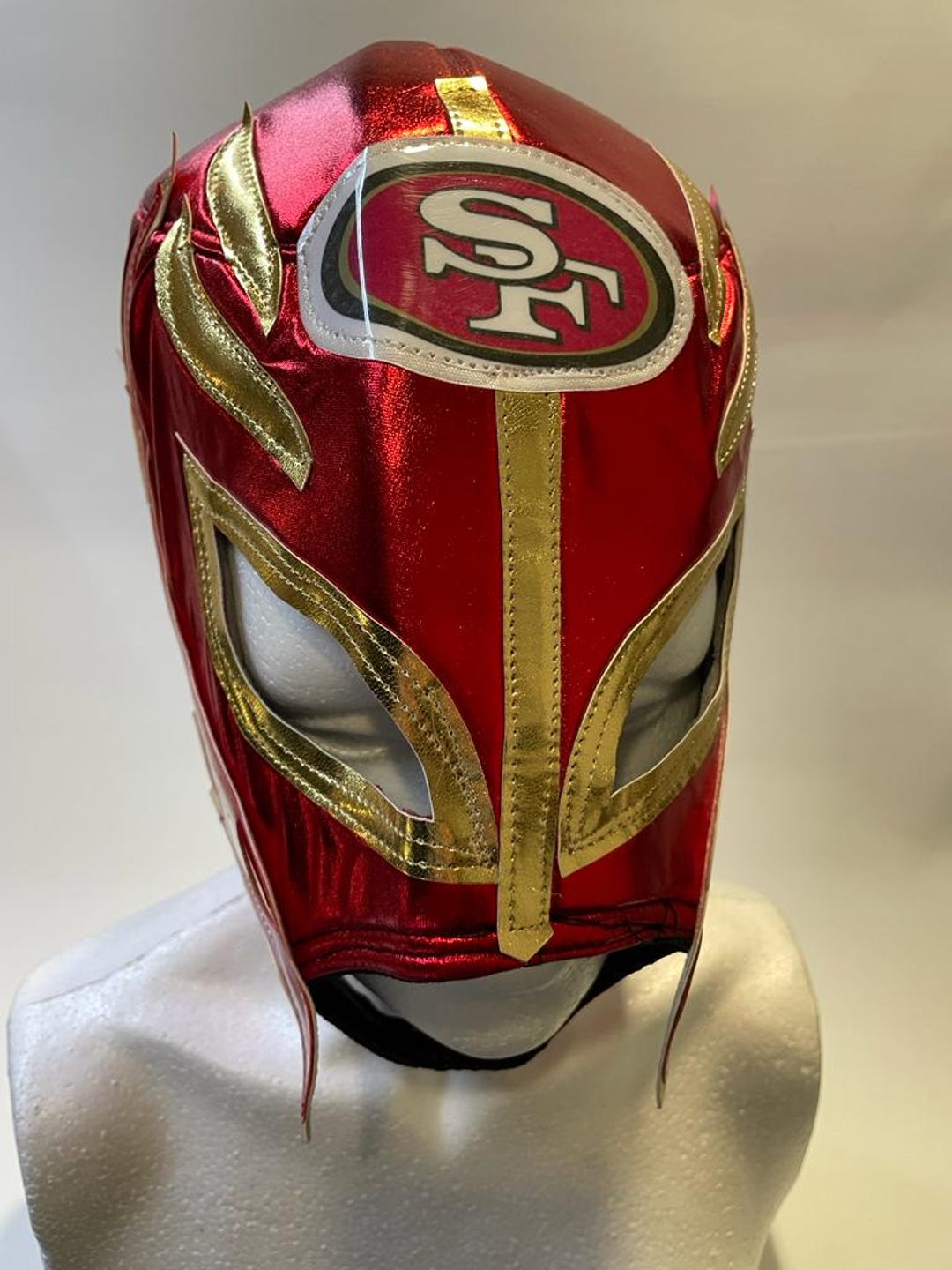 San Francisco 49'ers, Red Mask, Mexican Wrestler Style Mask, 49'ers Fan ...