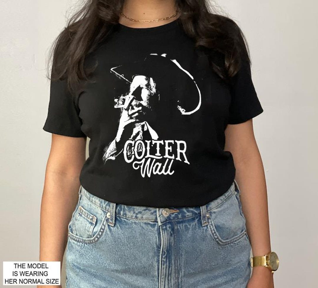 Colter Wall White and Black Colter Art Wall Singer-songwriters ...