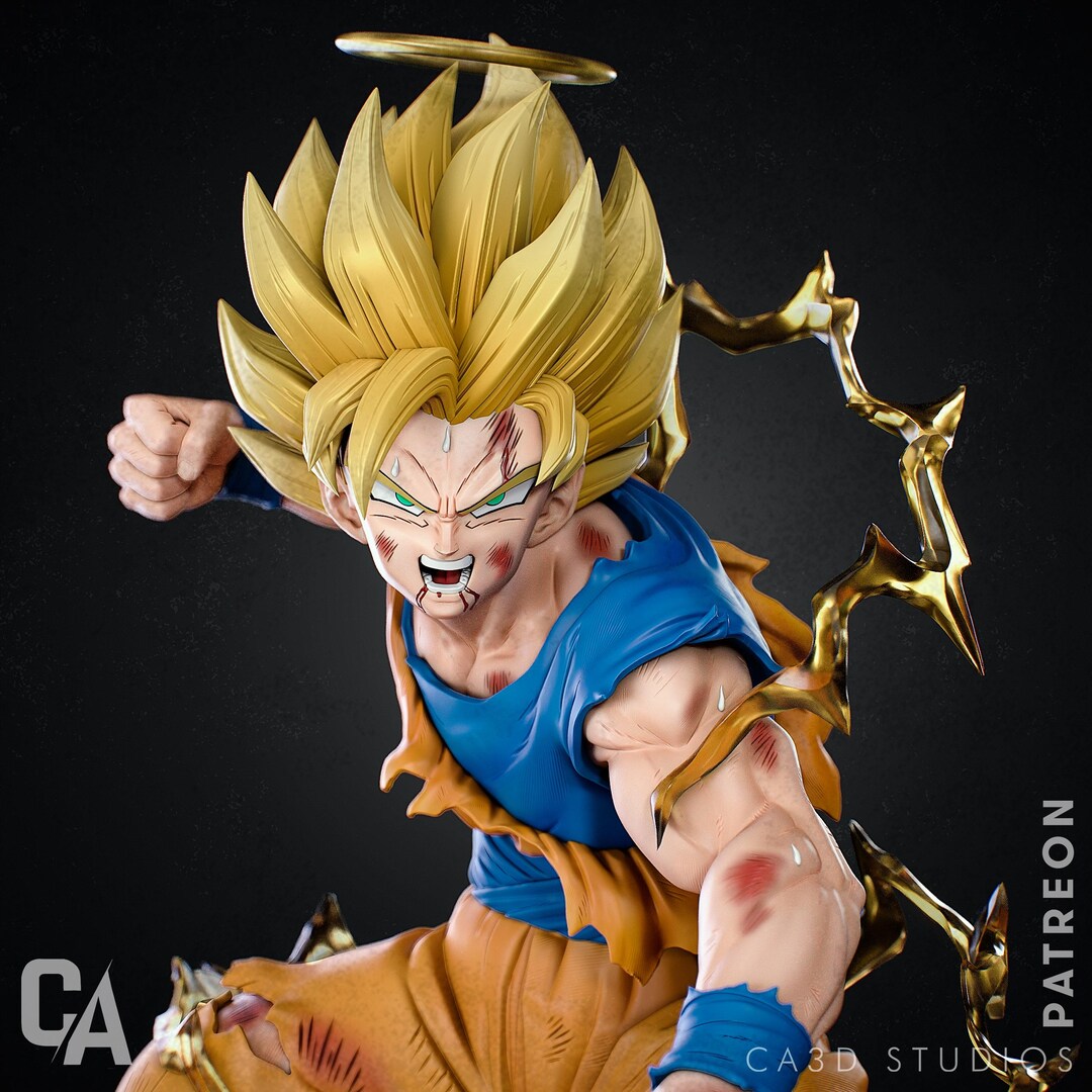 Goku DBZ 3D Figure DIY Kit - Etsy