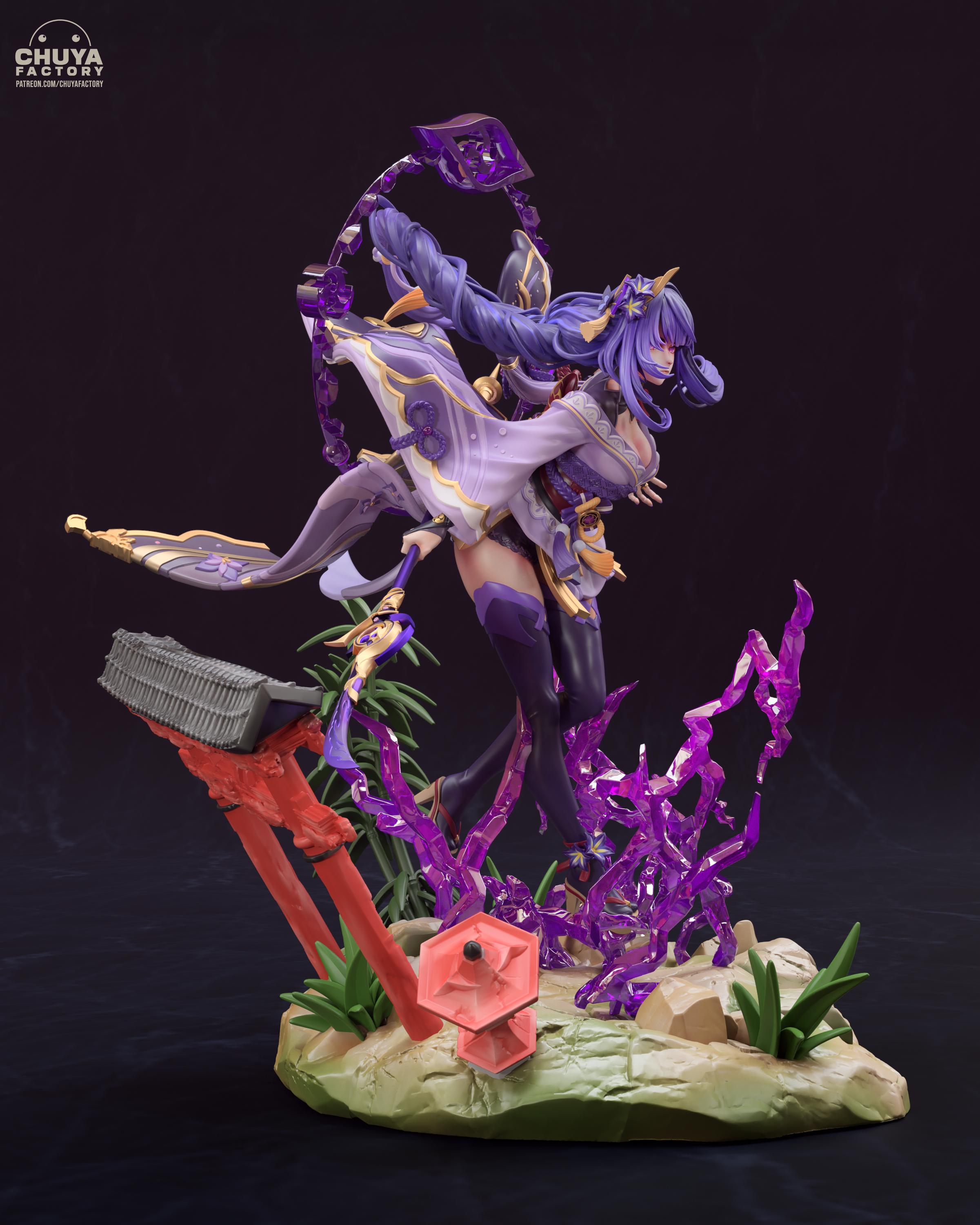 Raiden / Genshin Impact / Figura 3D / Kit DIY - Etsy México