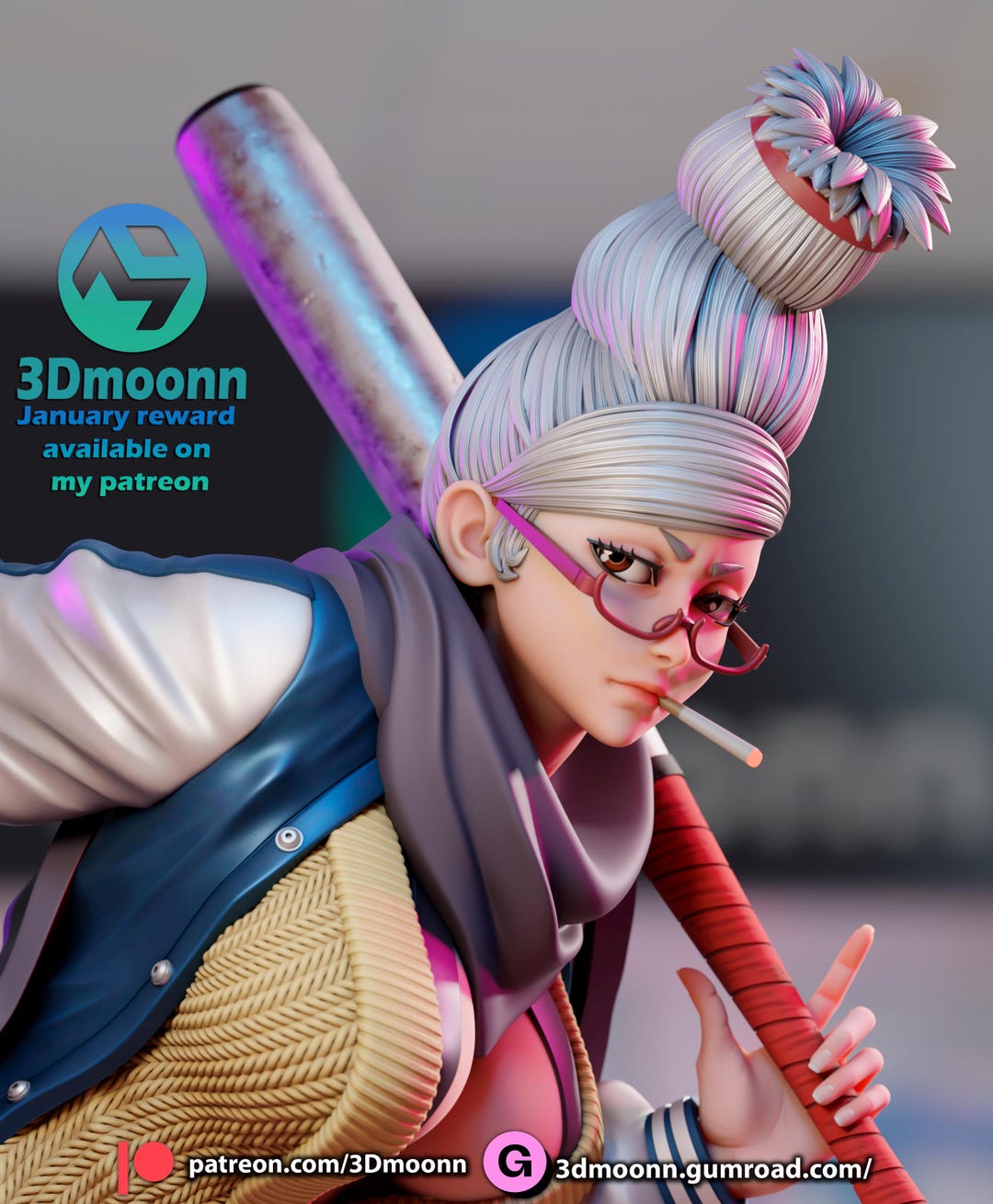 Seiko Ayase 3D Figure Unpainted Display Figure Garage Kit - Etsy