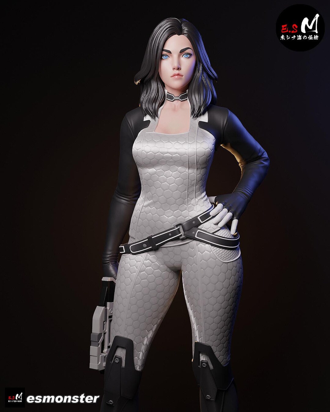 Miranda Lawson 3D Figure Unpainted Display Figure Garage Kit - Etsy