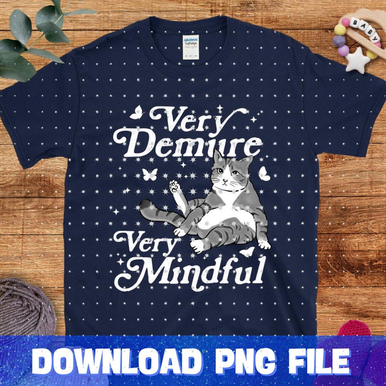 Very Demure Very Mindful Cat Meme Png, Very Cutesy Png, Demure ...