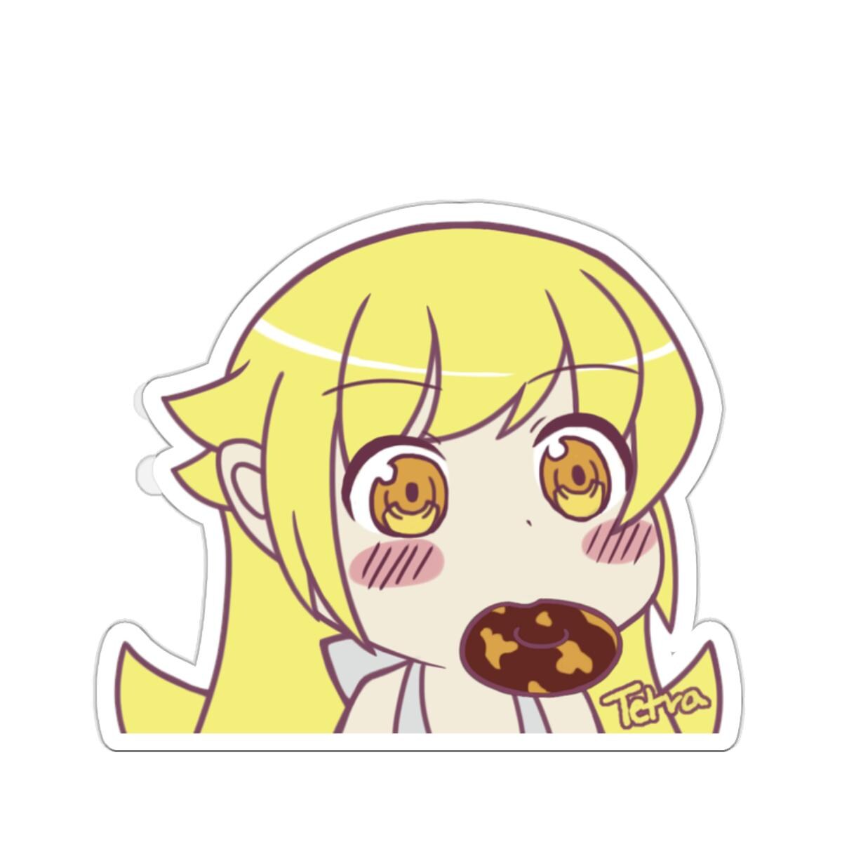 Monogatari Series Cute Kawaii Anime Girl Shinobu Oshino Kiss-cut ...