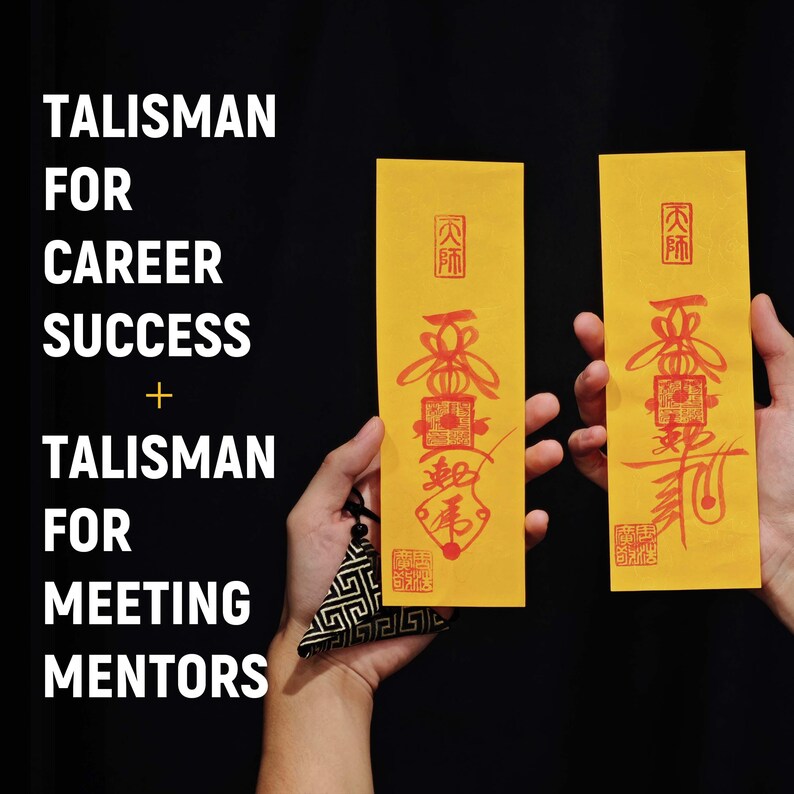 Career Success Spell, Lucky Charms, Protection Talisman, Fu Talisman ...