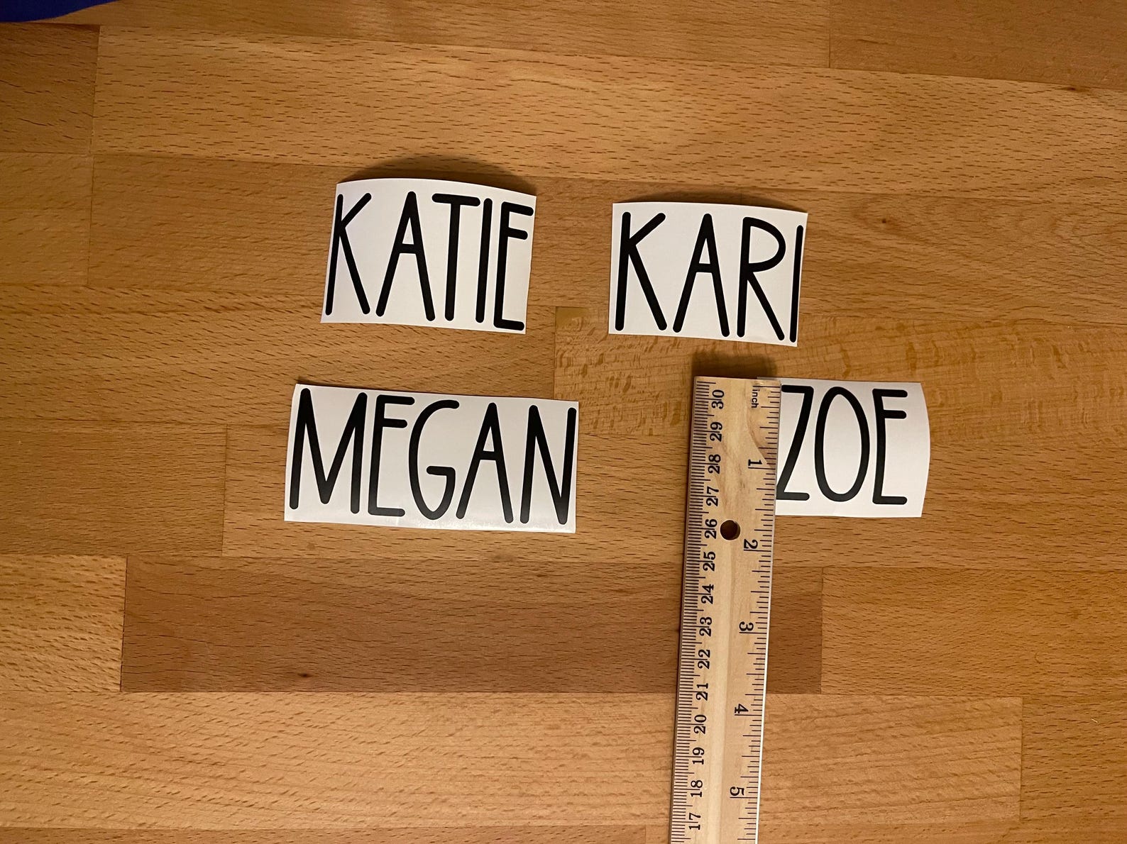 Custom Classroom Name Tag Vinyl Decal Name Decal Custom Name Decal ...