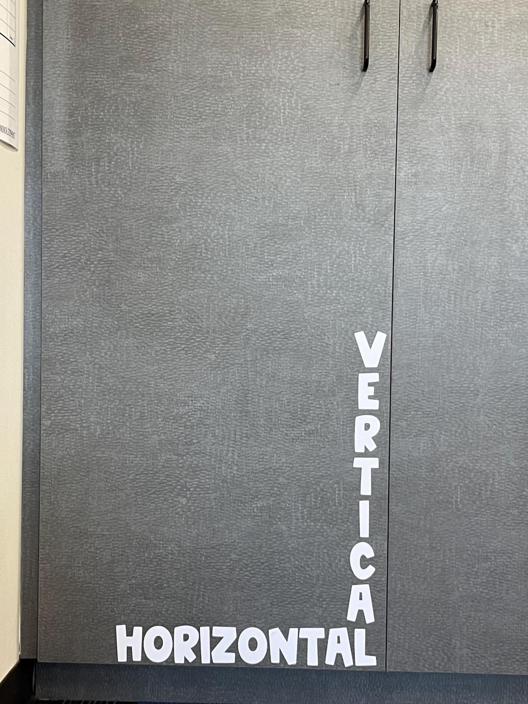 Vertical Horizontal Classroom Vinyl Decal Classroom Decor Classroom ...