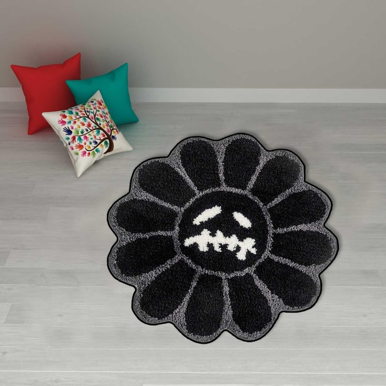 Travis Scott X Murakami Rug: Cactus Jack Flower Design - Etsy