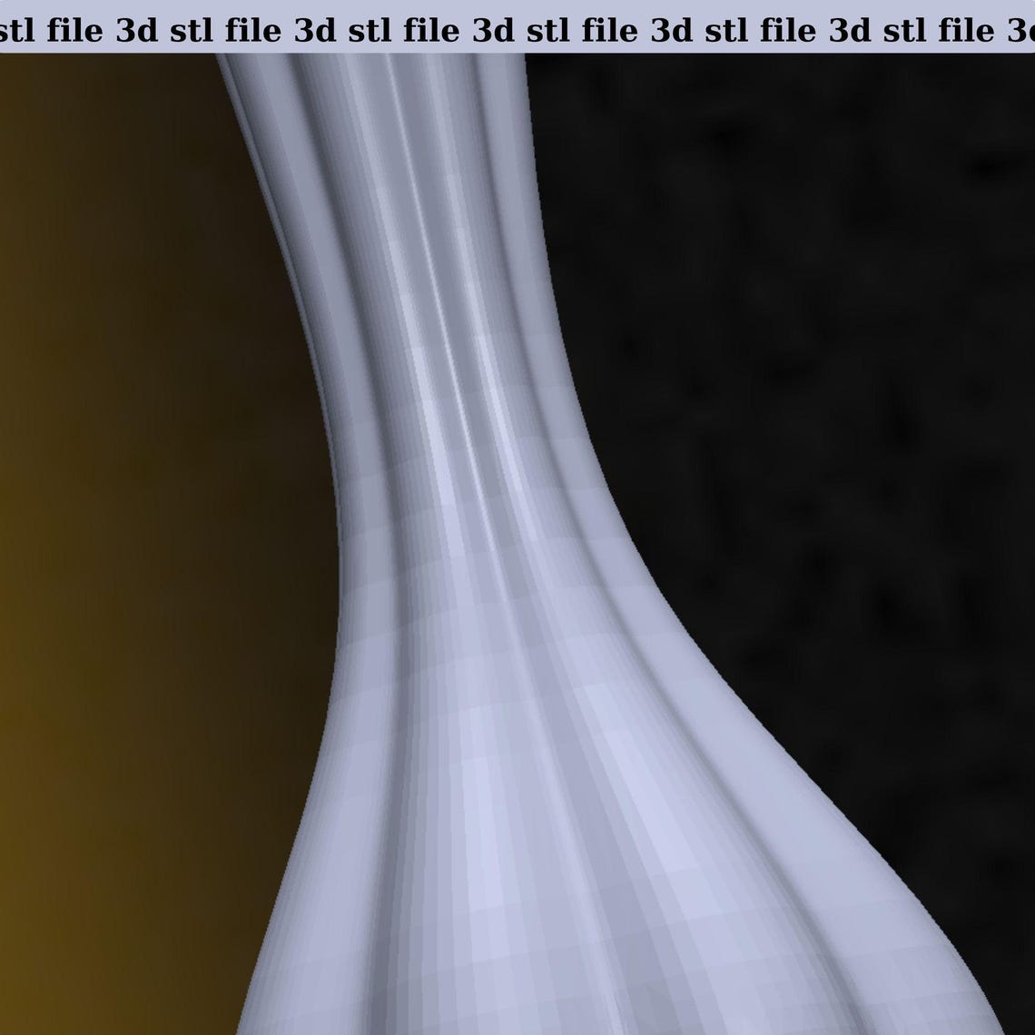 3d Vase Stl File, Flower Vase - Etsy