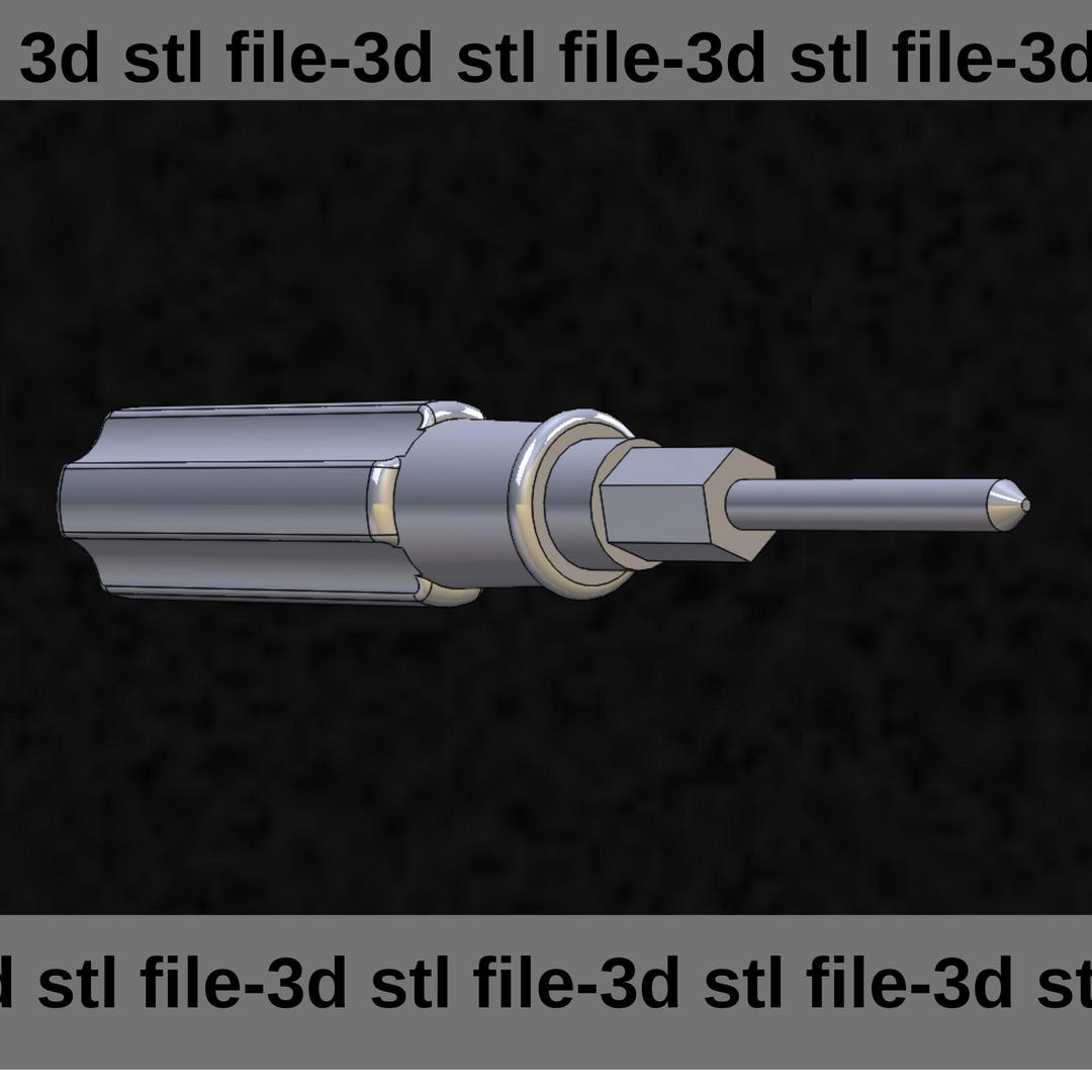3D Printable Toy Screwdriver STL File - Etsy