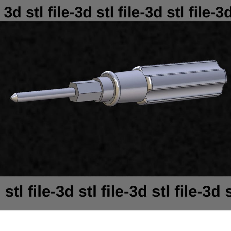3D Printable Toy Screwdriver STL File - Etsy
