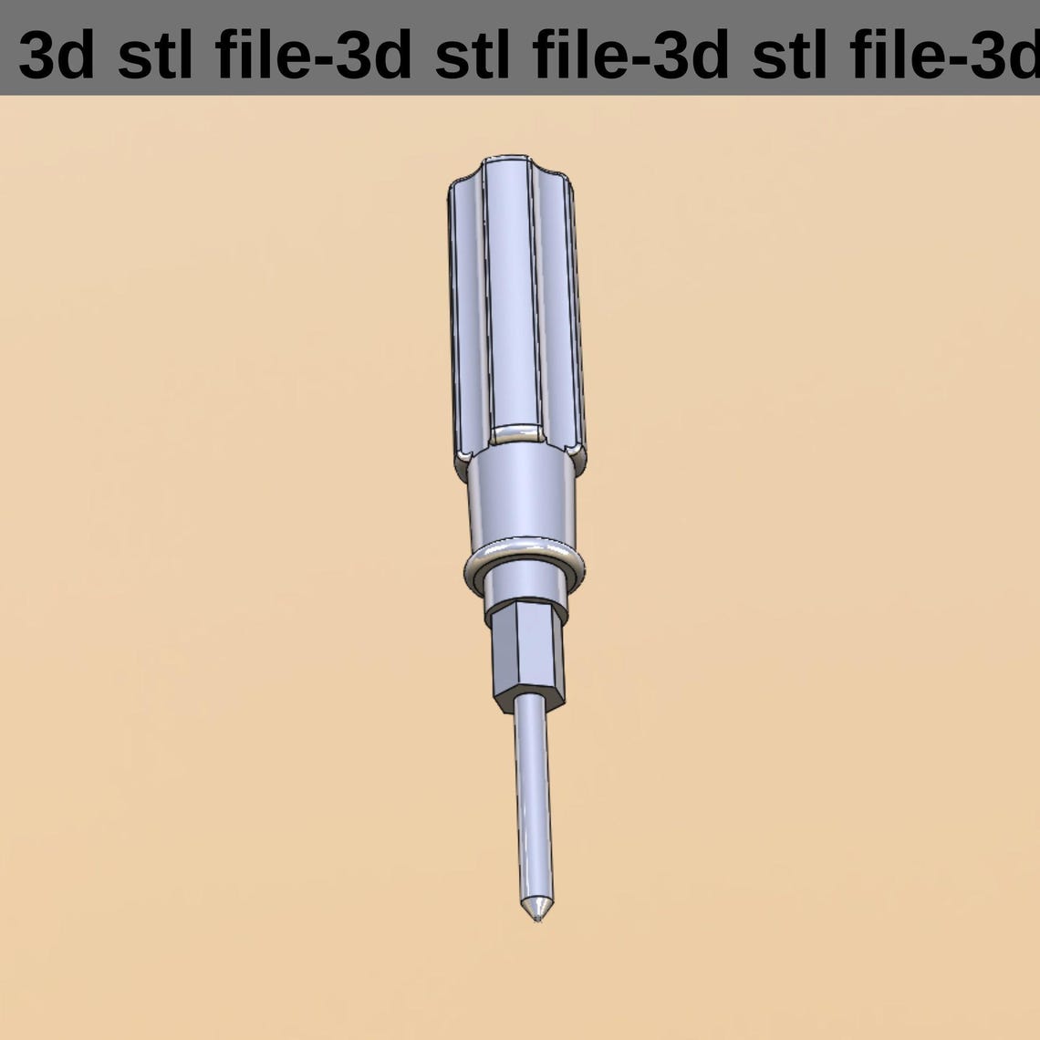 3D Printable Toy Screwdriver STL File - Etsy