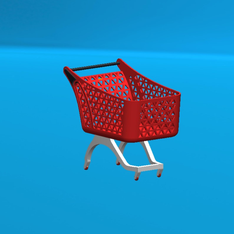 Mini Shopping Cart Storage STL File - 3D Printable Desk Organizer - Etsy