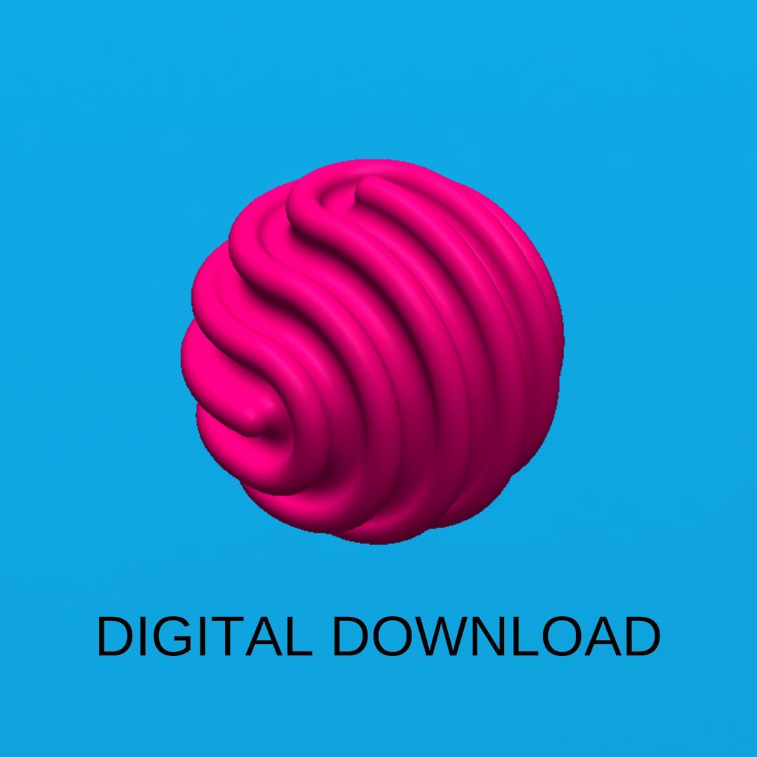 Magic Ball 3D Stress Relief Toy - Printable STL File | Digital Download ...