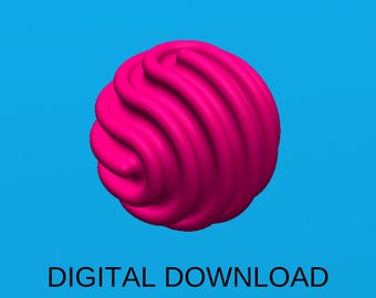 Magic Ball 3D Stress Relief Toy - Printable STL File | Digital Download ...