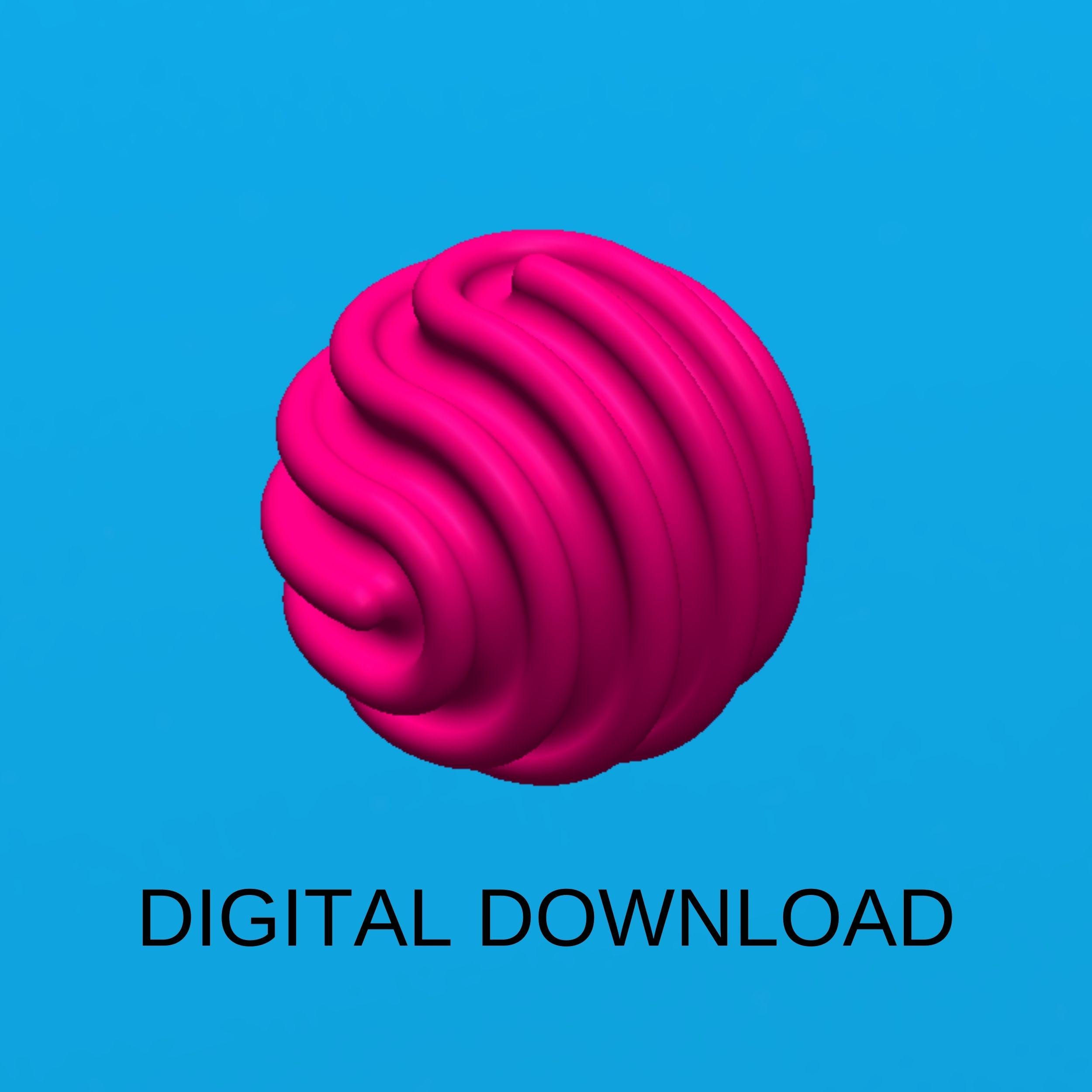 Magic Ball 3D Stress Relief Toy - Printable STL File | Digital Download ...
