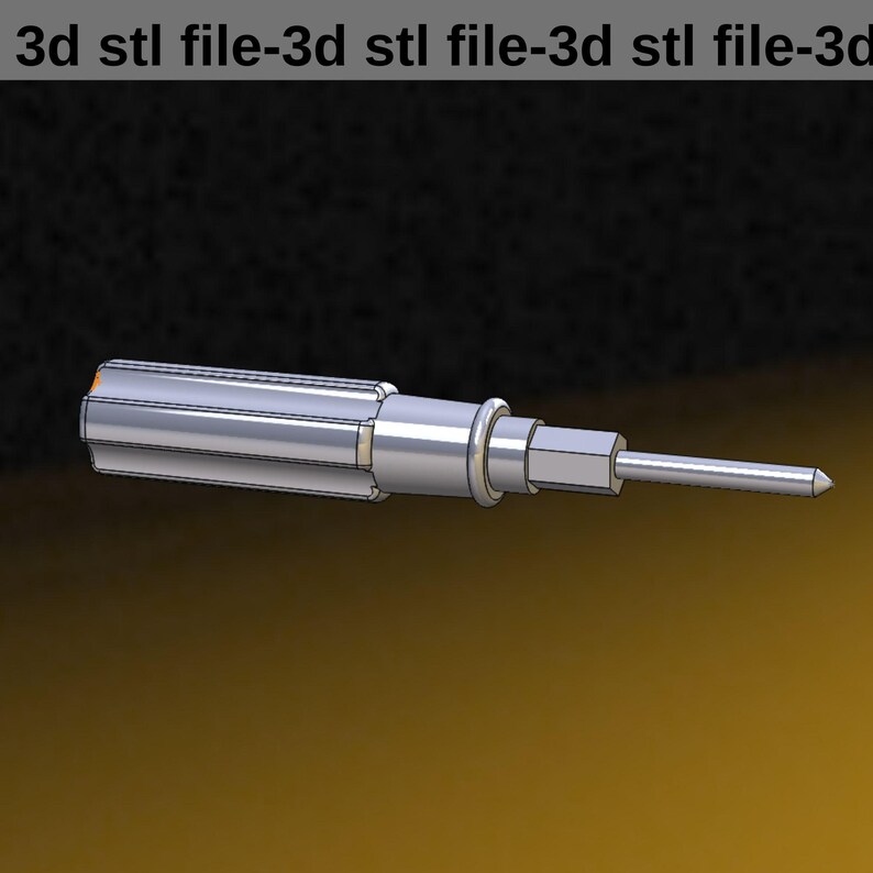 3D Printable Toy Screwdriver STL File - Etsy