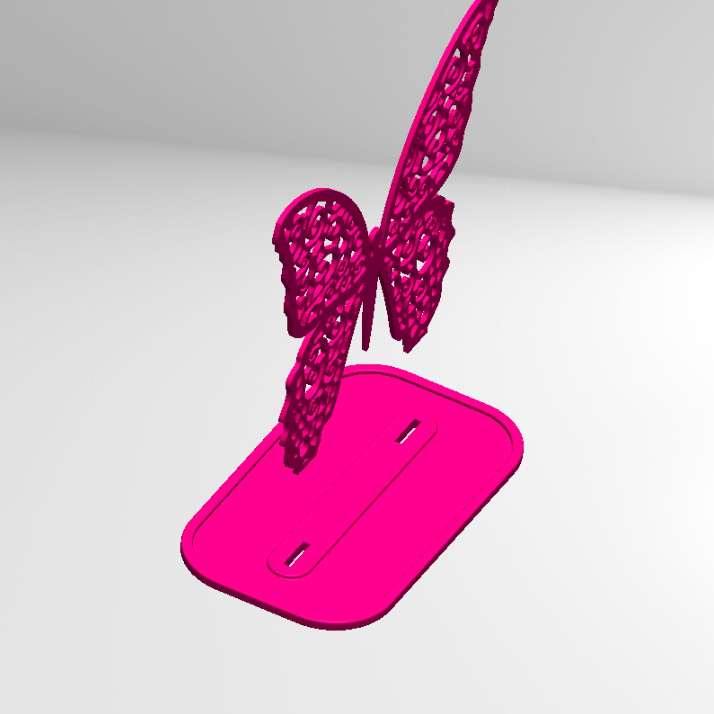 Butterfly Earring Stand - 3D Printable Jewelry Holder | Customizable ...