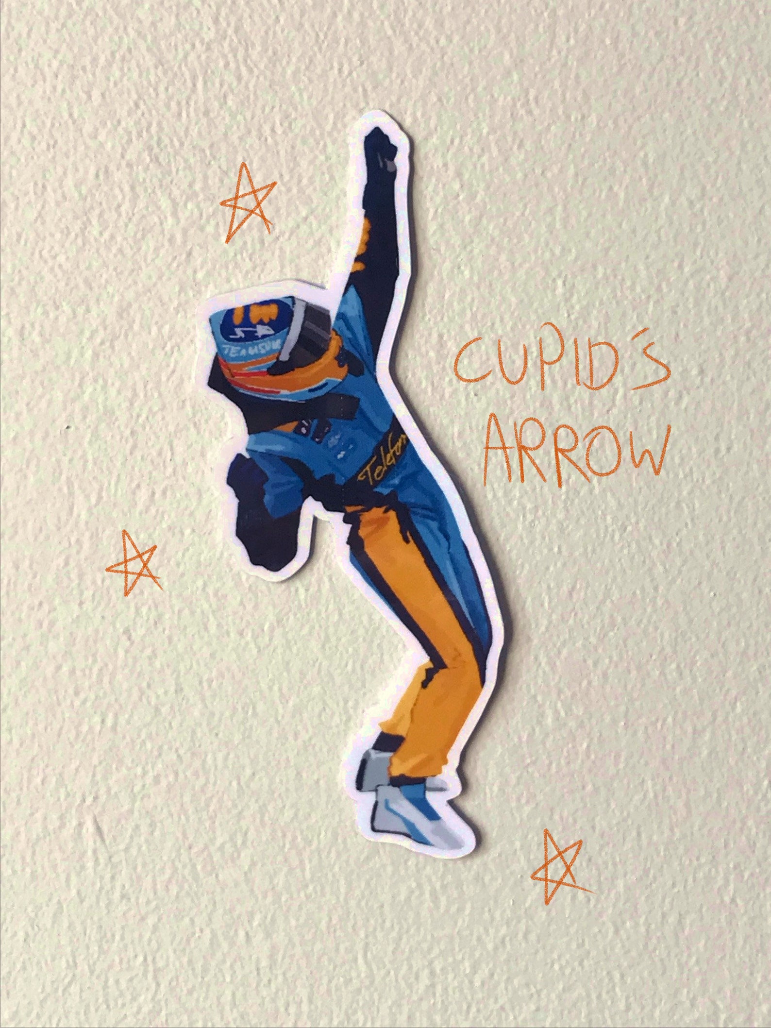 Fernando Alonso Celebration Pose Stickers - Etsy