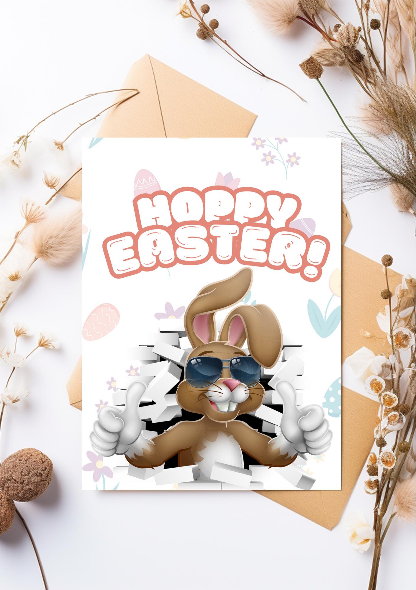 Easter Cards Set of 8 | Instant Download | Printable Easter Cards With ...
