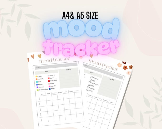 Halloween Candy Mood Tracker | Printable Journal Page | Planner Page ...