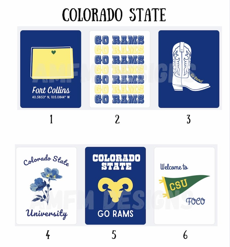 Custom College Wall Art - Any School | Digital Download | Custom ...